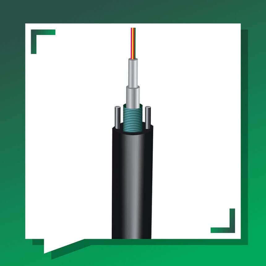 best 6 core fiber optic cable armored multimode om4 tmt