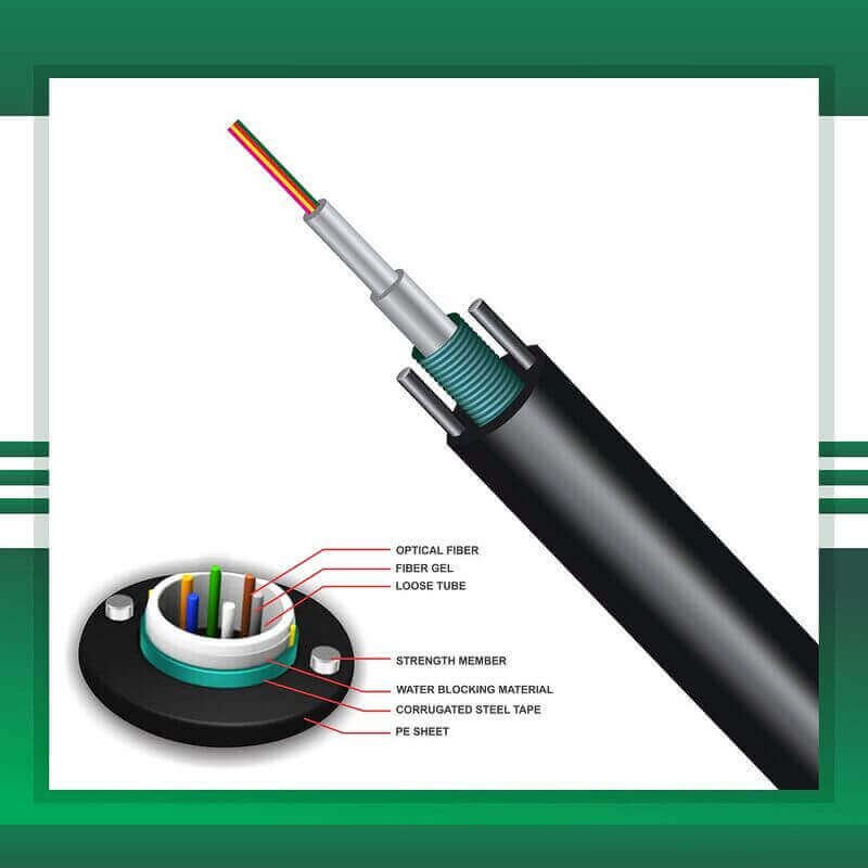 best 24 core fiber cable Armored Multi Core single mode